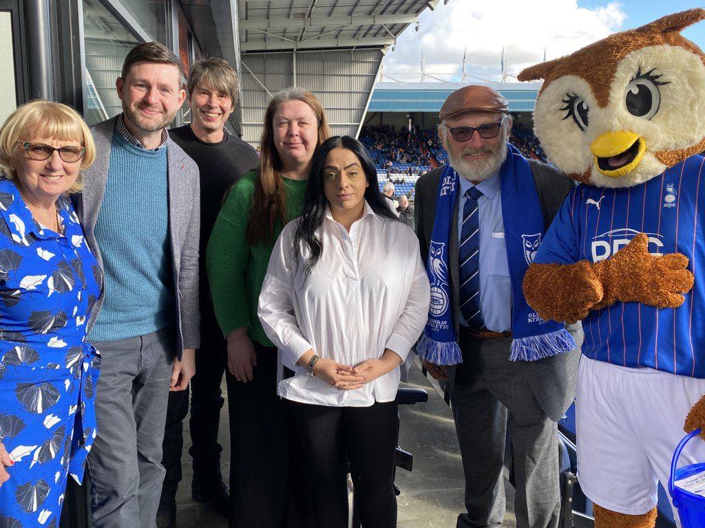 Visit to Boundary Park with Frank Rothwell – Jim McMahon OBE MP