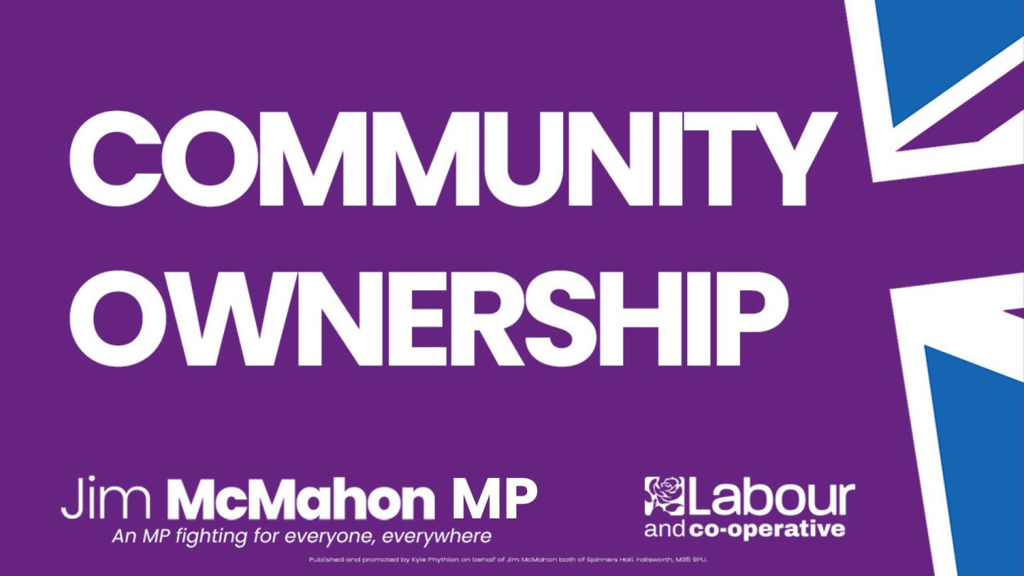 How the Budget will promote Community Ownership – Jim McMahon OBE MP