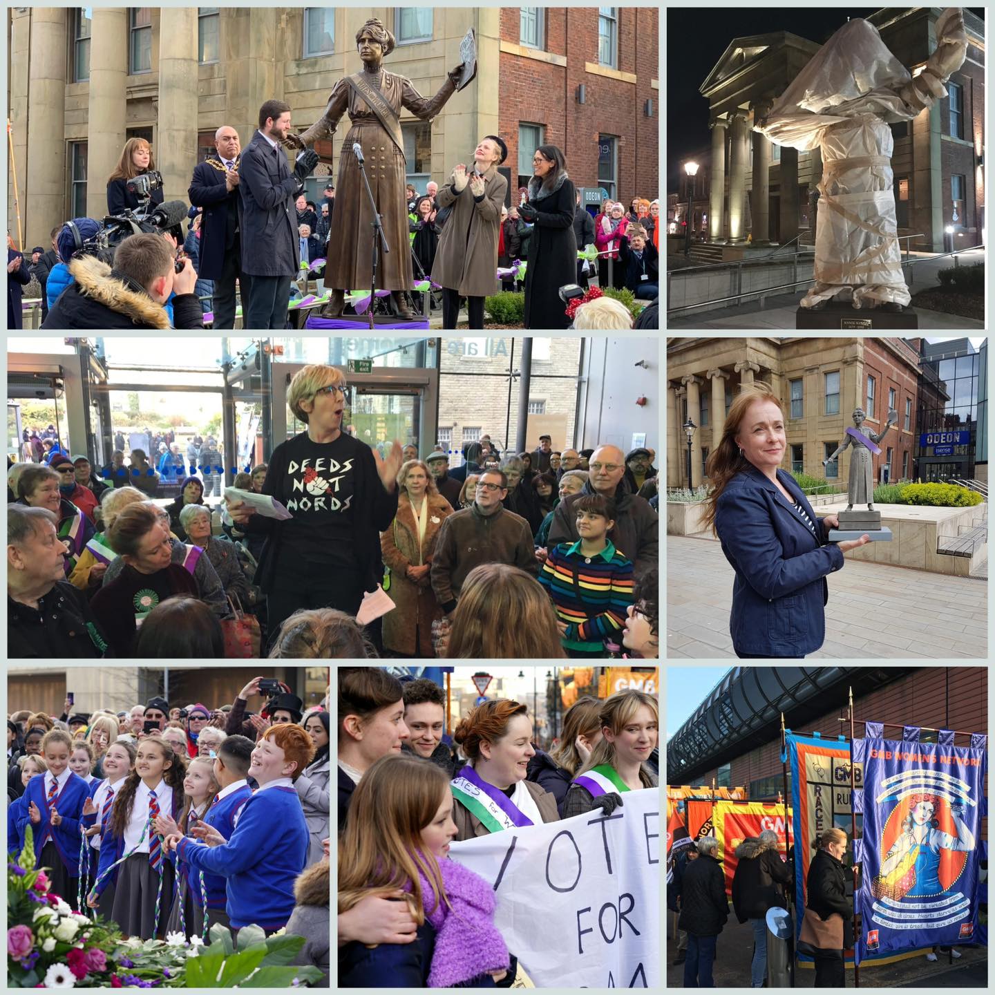 Seven years since the unveiling of the Annie Kenney memorial statue ...